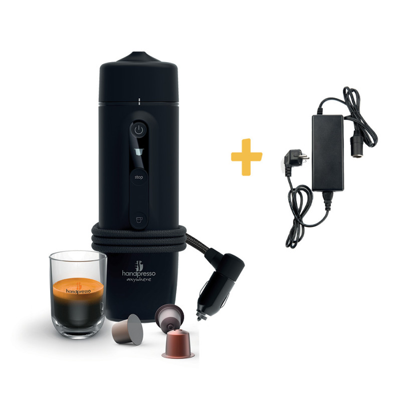 Handpresso Auto capsule in-car espresso maker + transformer