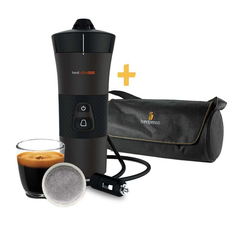 Handpresso portable espresso and coffee machines for the car.